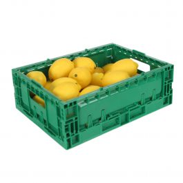 Green Collapsible Vegetable Baskets - L39cm W29cm D13cm
